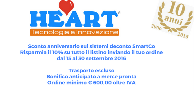Promozione anniversario per Heart Computers - Vendingnews.it