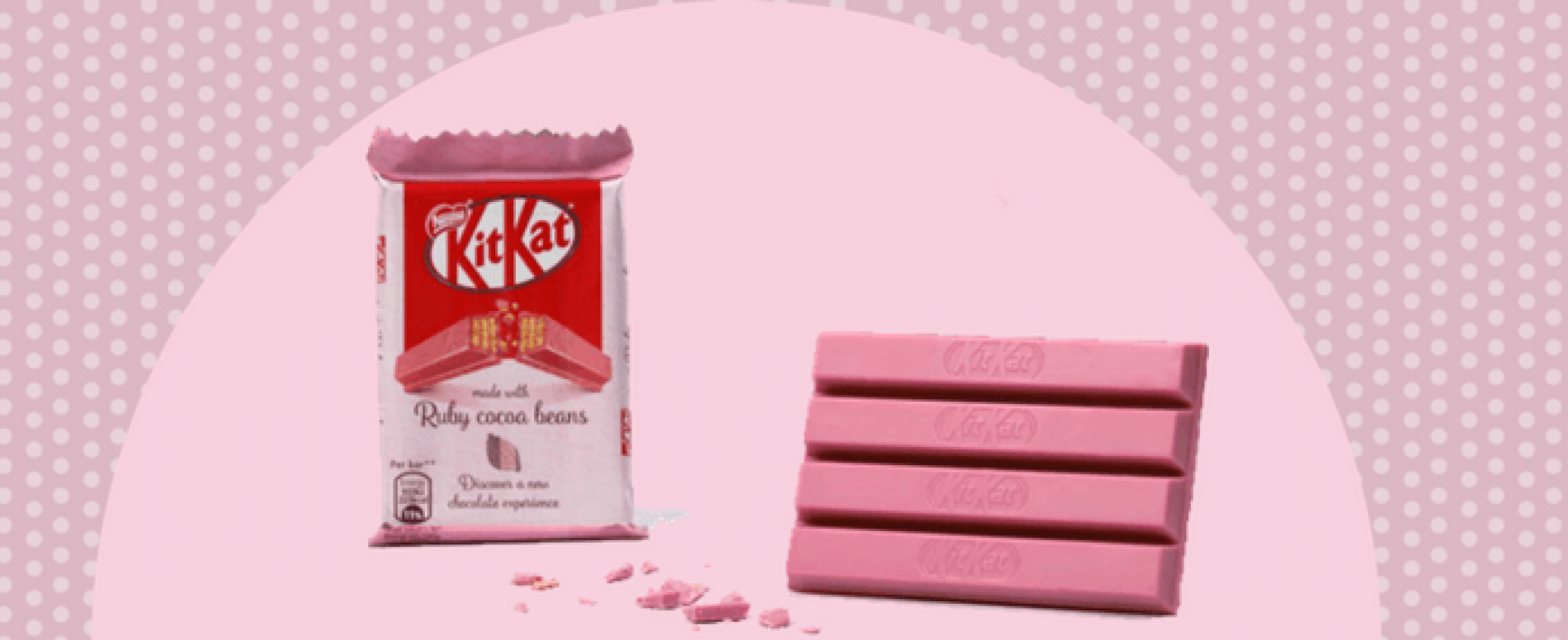 Il Kit-Kat Ruby, con il suo cioccolato rosa, arriva anche in Europa