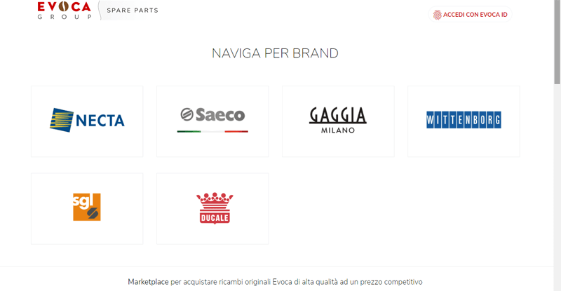 EVOCA Group presenta il nuovo portale e-commerce
