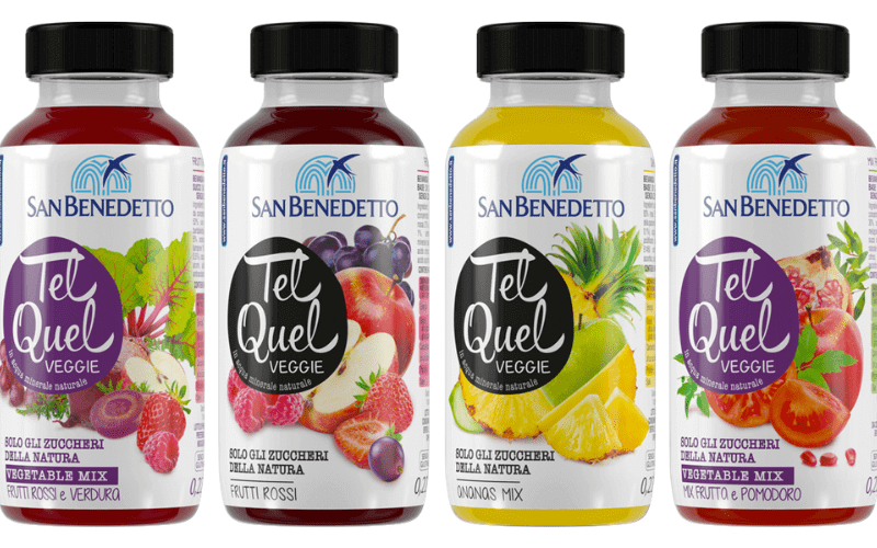 San Benedetto Tel Quel con tutte le proprietà di frutta e verdura
