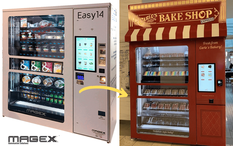 Il "Boss delle Torte" sceglie Magex per la sua cake vending machine