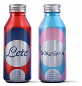 Acqua Lete e Acqua Sorgesana nel nuovo formato ICON in alluminio da 473 ...