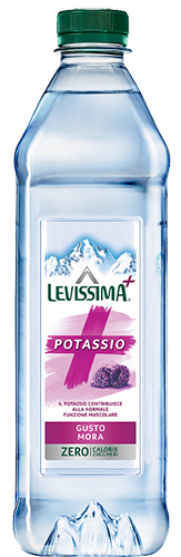 Muscoli in forma con Levissima+ Potassio al sorprendente gusto mora