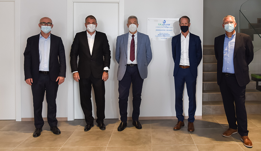 Scott Clawson, presidente e CEO di Culligan Int. tiene a battesimo la ...