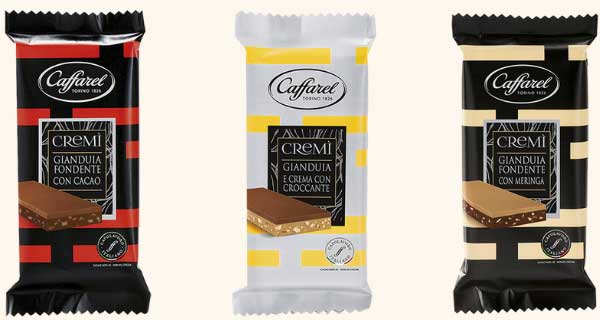 Le esplosioni di gusto del cioccolato Caffarel nel nuovo formato tavoletta