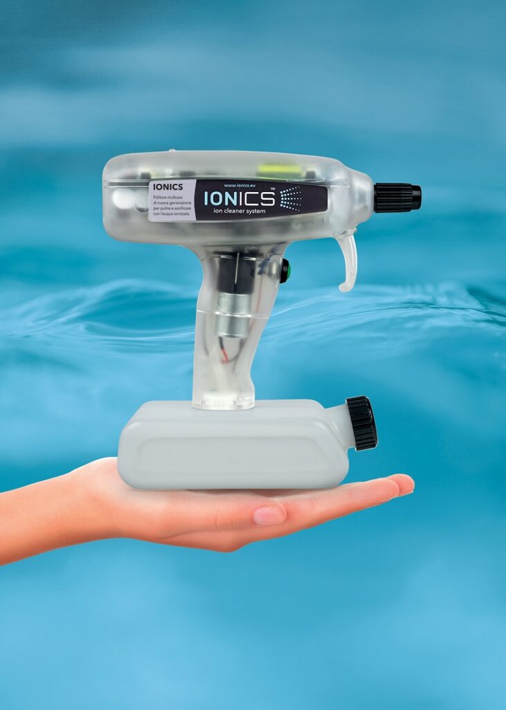 IONICS, pulizia e sanificazione con la sola forza dell’acqua