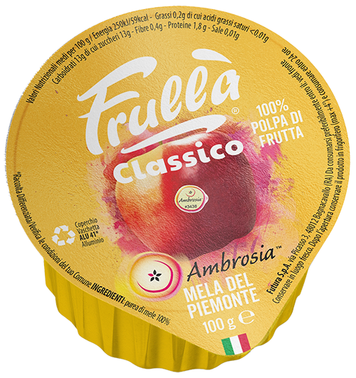 Nuova referenza per Frullà Classico con la mela Ambrosia del Piemonte