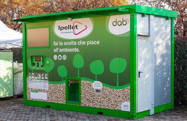 Arriva in Sicilia il distributore automatico di pellet