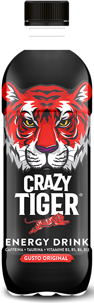 Arriva in Italia Crazy Tiger, l'energy drink in pet on-the-go da 50 cl