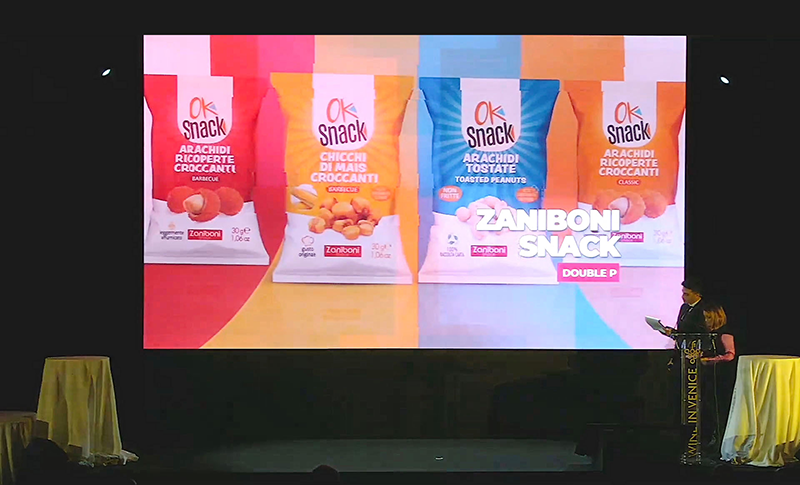 La linea OK Snack Zaniboni sul podio del Media Key Venice Award 2024